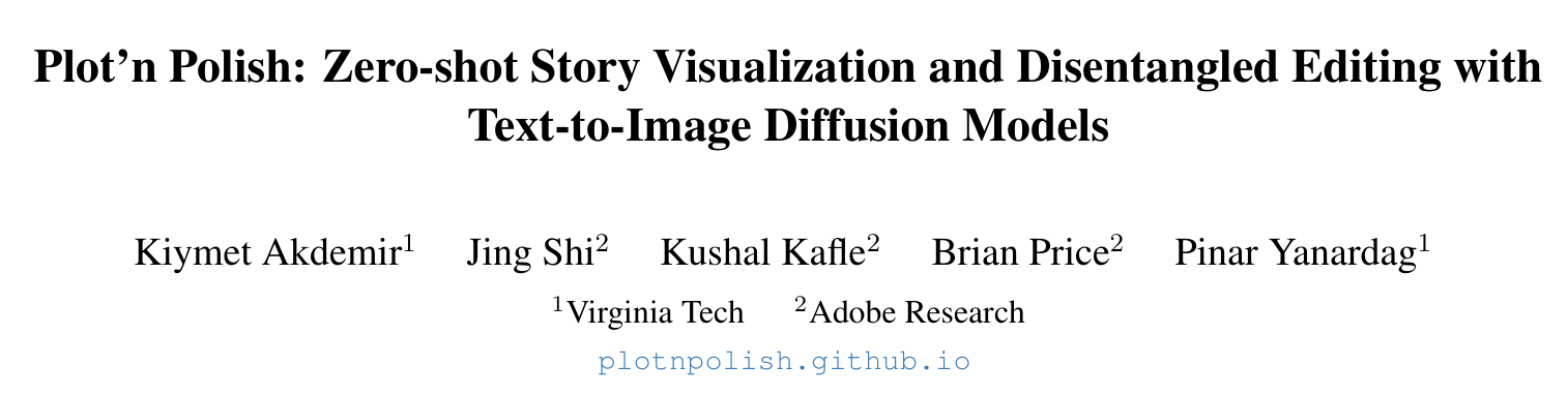 最好的一致性和可控性！Plot'n Polish：无需训练，Adobe提出故事可视化与解耦编辑新框架 - 知乎