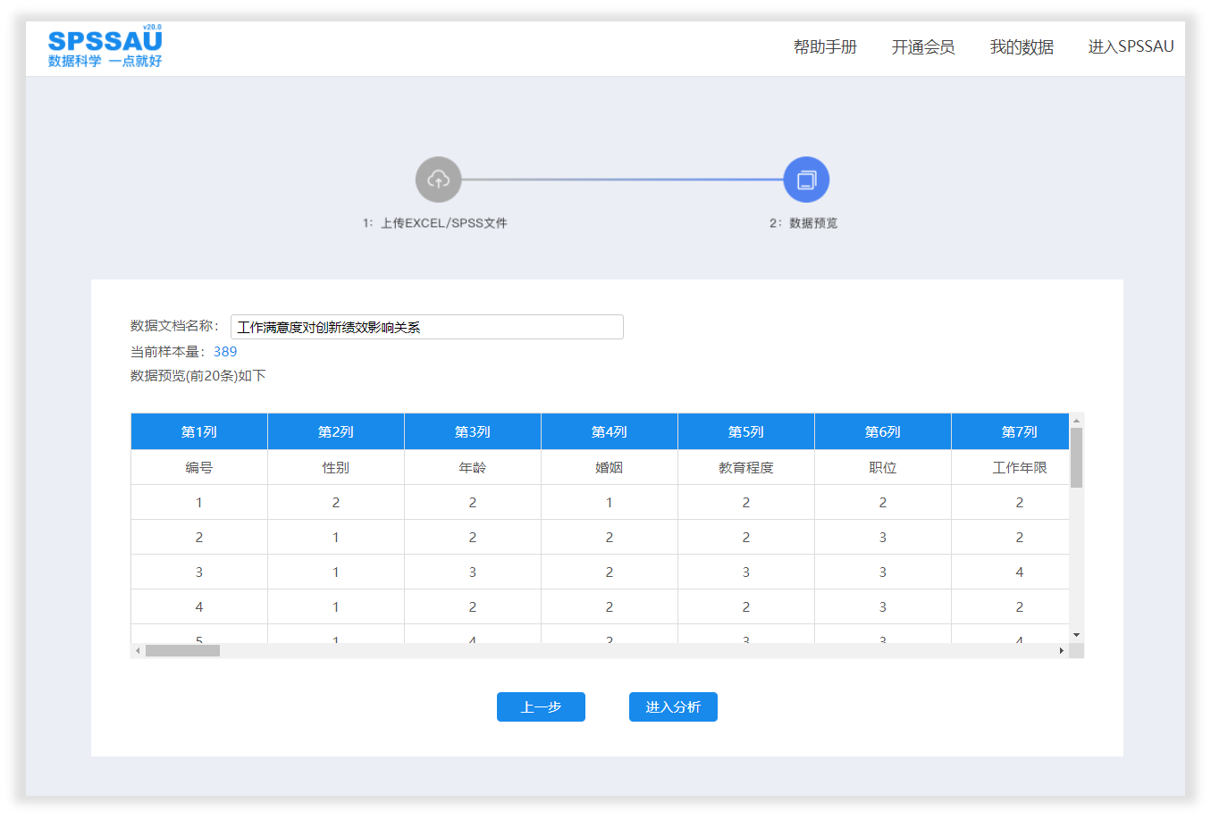 盘点那些不可不知的SPSSAU实用功能 - 知乎