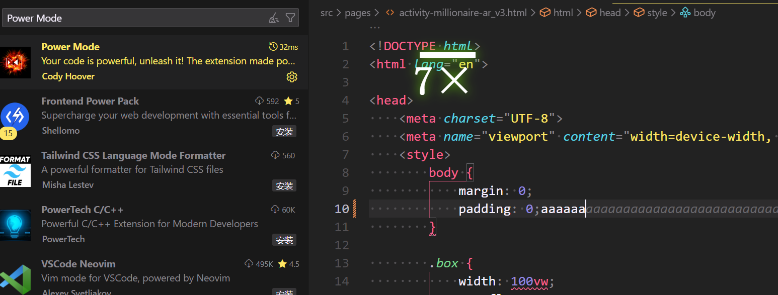 狂拽酷炫vscode插件：Power Mode - 知乎