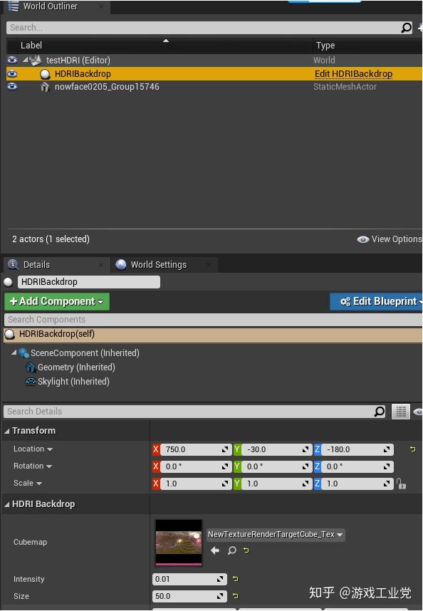 【UE4】 实时截取环境HDRI &使用 HDRI 并对比效果 流程笔记 - 知乎