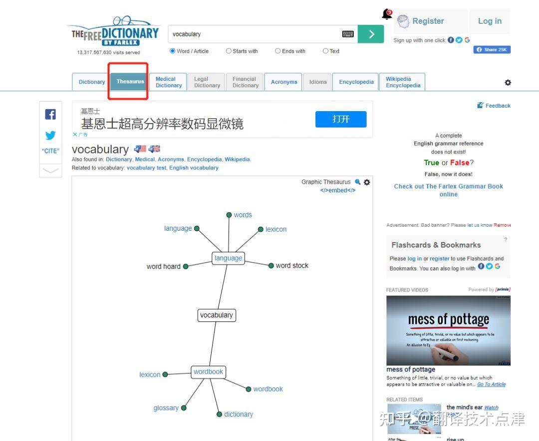 技术科普 | The Free Dictionary：集成式英语词汇搜索引擎 - 知乎