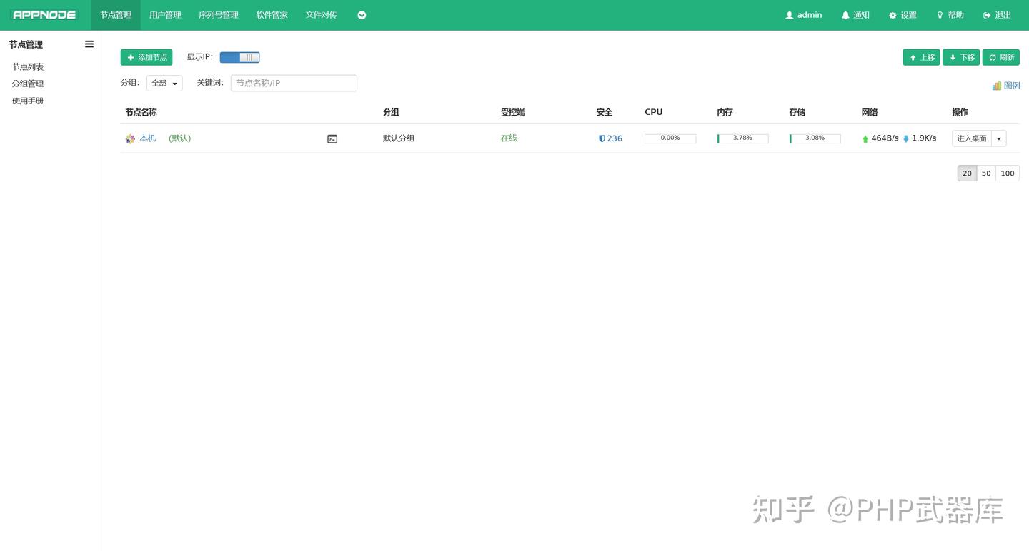 [AppNode]Linux 服务器集群管理面板 - 知乎