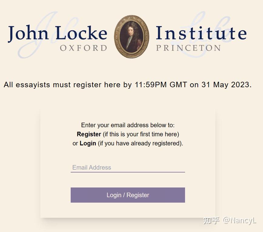 2023 John Locke 论文竞赛 手把手报名指南 - 知乎