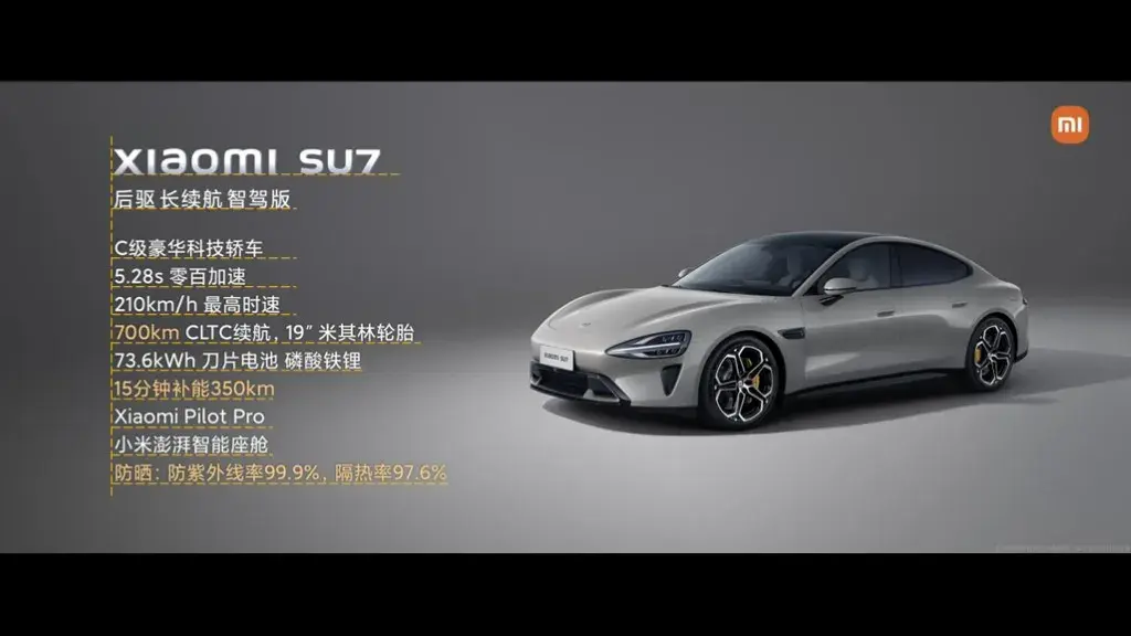 小米SU7发布会PPT来了！ - 知乎