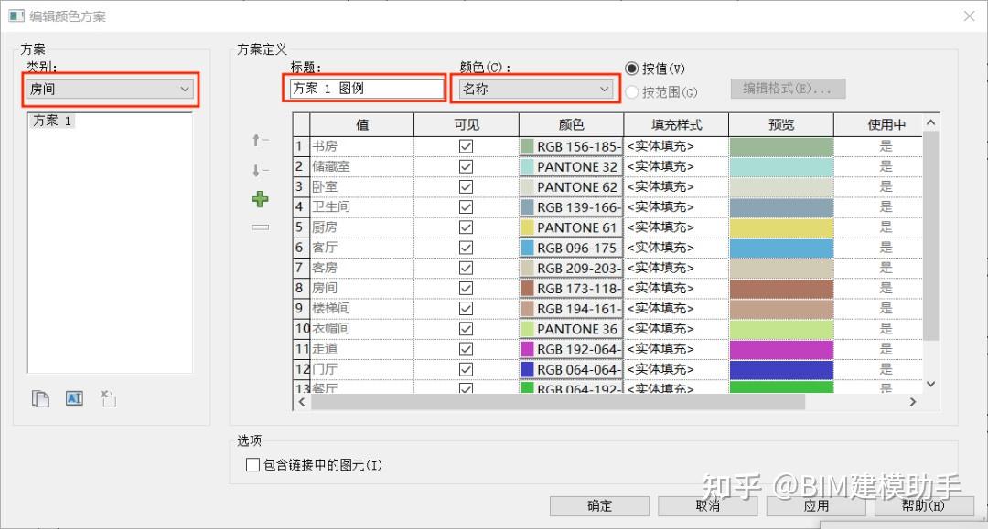 BIM技巧 | Revit中如何给房间填充颜色？就5步！ - 知乎