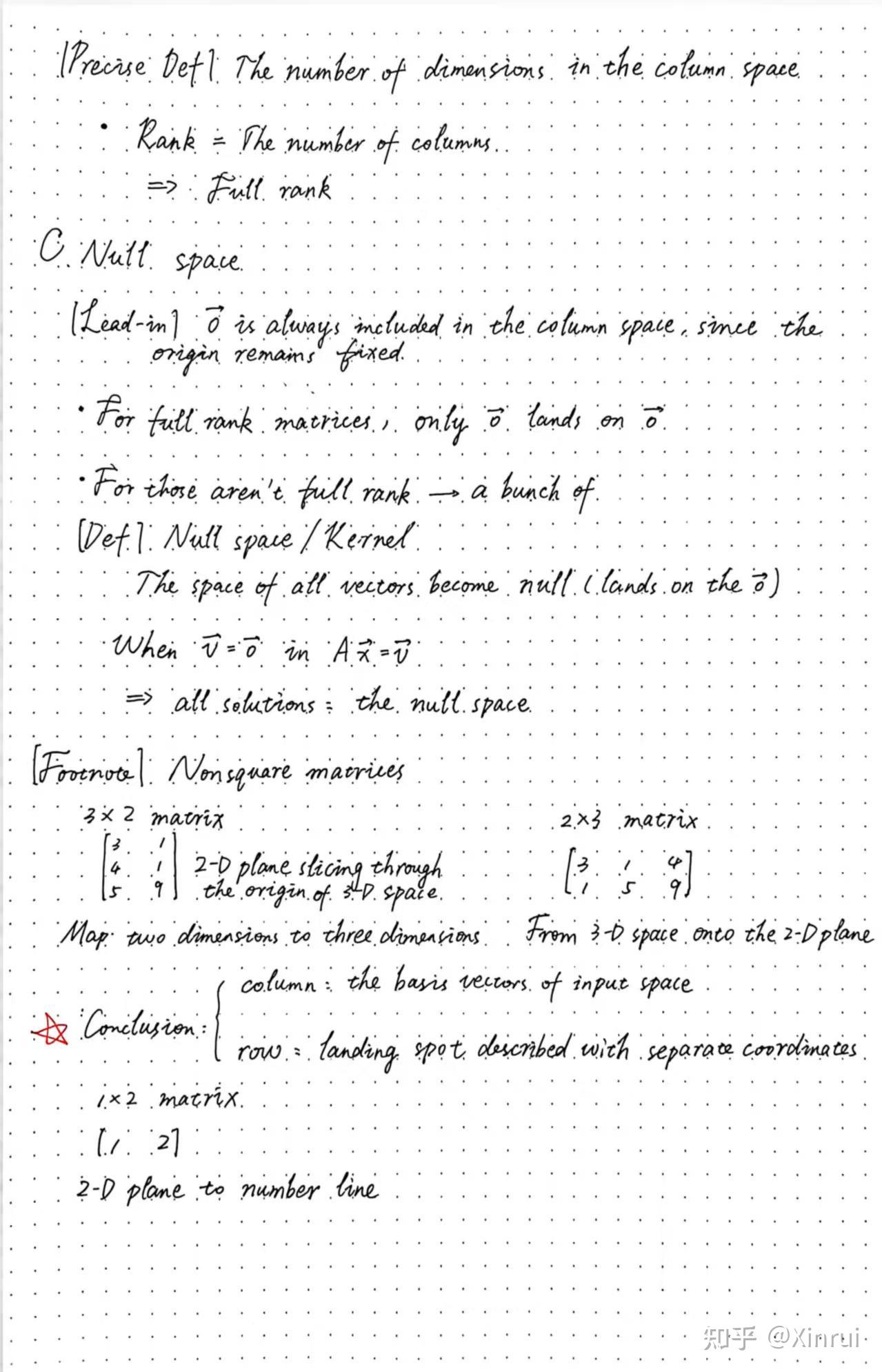 Essence of Linear Algebra--by 3Blue1Brown笔记总结 - 知乎
