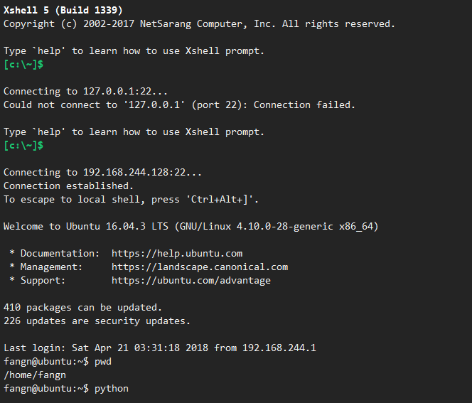 使用Xshell对本地虚拟机上的Linux进行管理 - 知乎