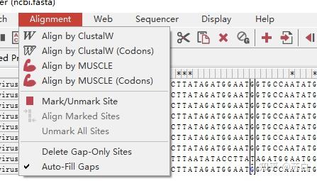 MEGA：安装与序列比对Align - 知乎