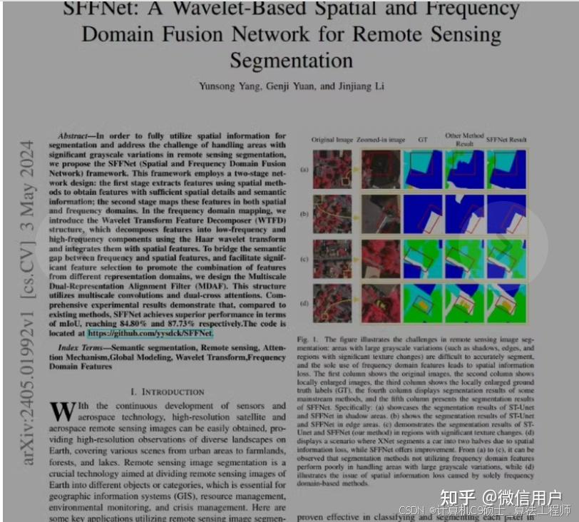 基于小波的空间与频率融合网络 SFFNet钢材缺陷检测 如何使用SFFNet钢材缺陷检测框架构建一个完整的项目 该结构利用多尺度卷积和双交叉 ...