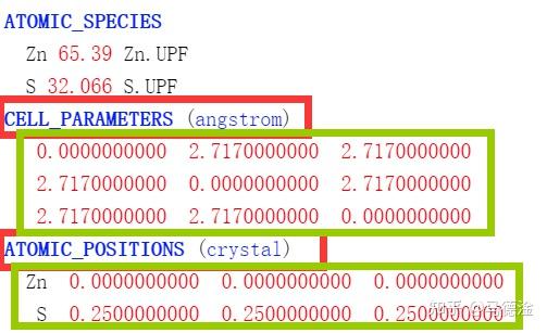 【Quantum Espresso 002】输入文件.in中ibrav，celldm，CELL_PARAMETERS，crystal ...