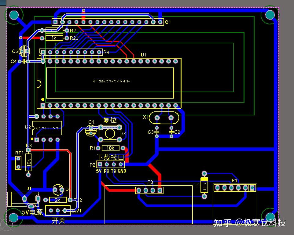 基于51单片机的温度检测上传电脑（RS232/USB）proteus仿真原理图PCB - 知乎