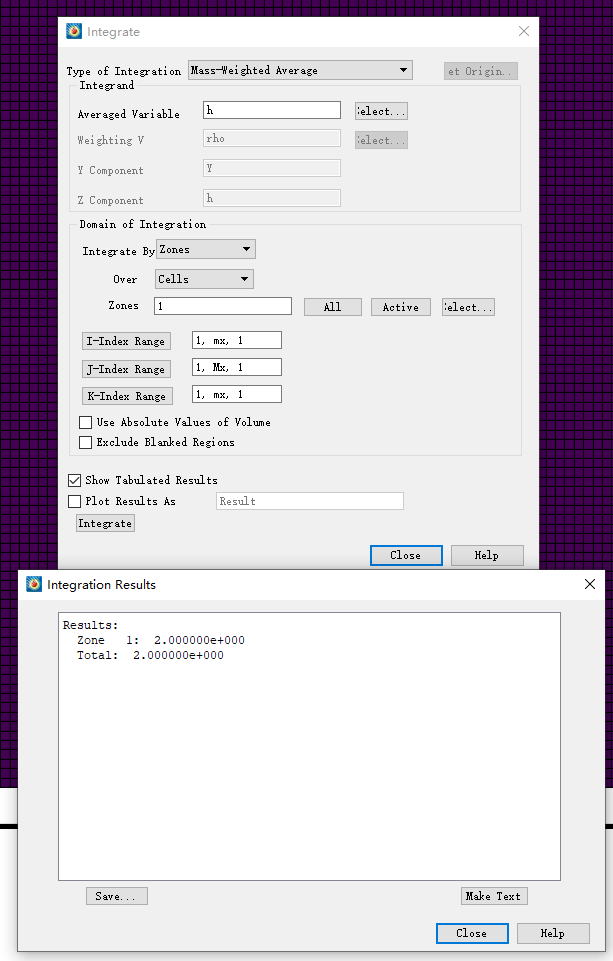 Tecplot积分功能 - 知乎