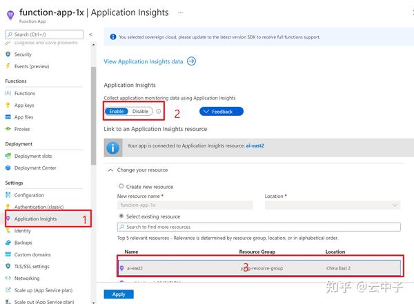 【Azure 应用程序见解】通过Azure Funciton的门户启用Application Insights后，Application Insights无法收到监控数据 - 知乎