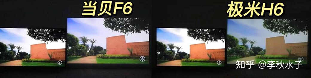 史上最强4K投影？up测评当贝F6及极米H6，当贝F6最佳！ - 知乎
