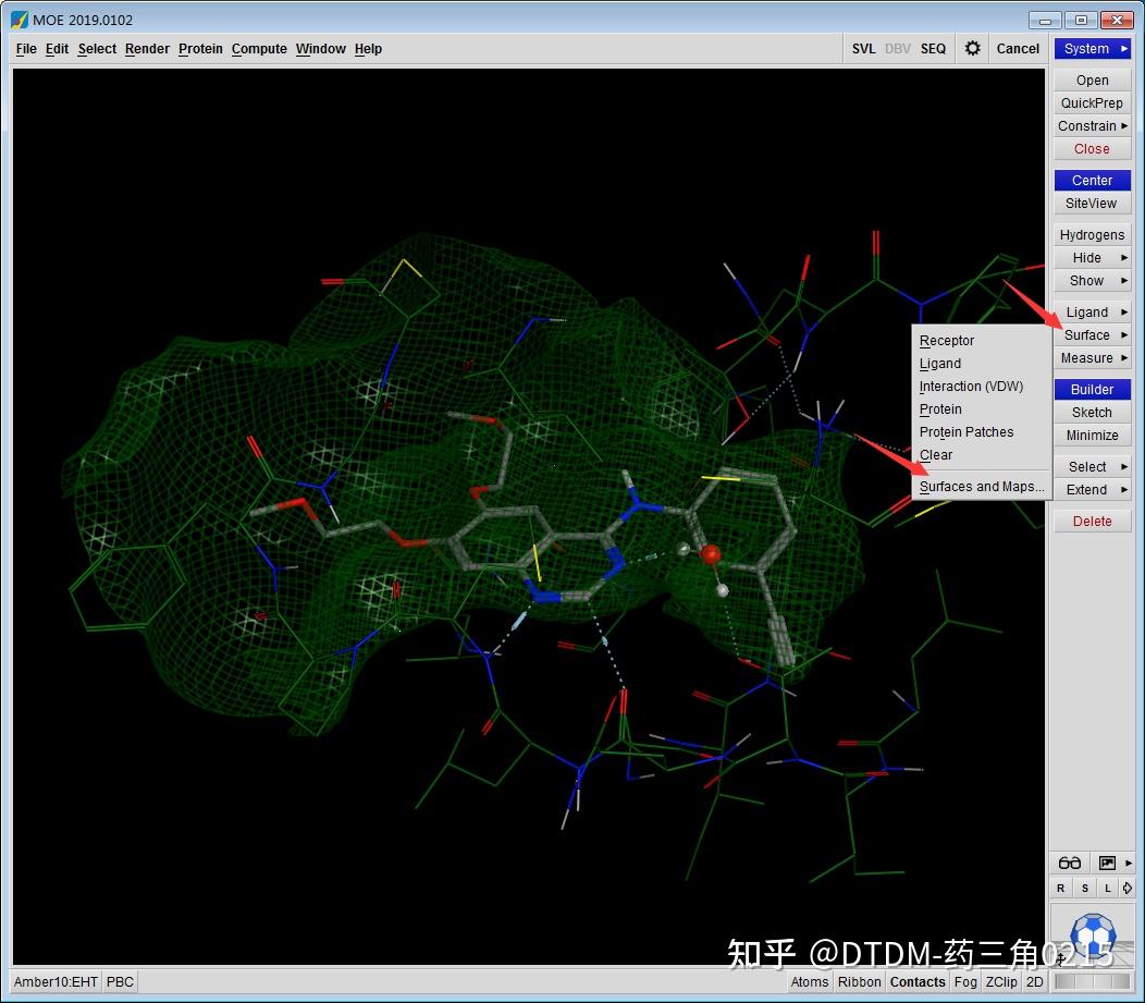 计算机辅助药物设计的基础操作（MOE） - 知乎