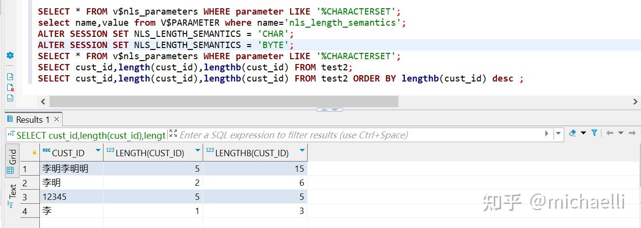 聊聊 oracle varchar2 字段的gbk/utf8编码格式和字段长度问题 - 知乎
