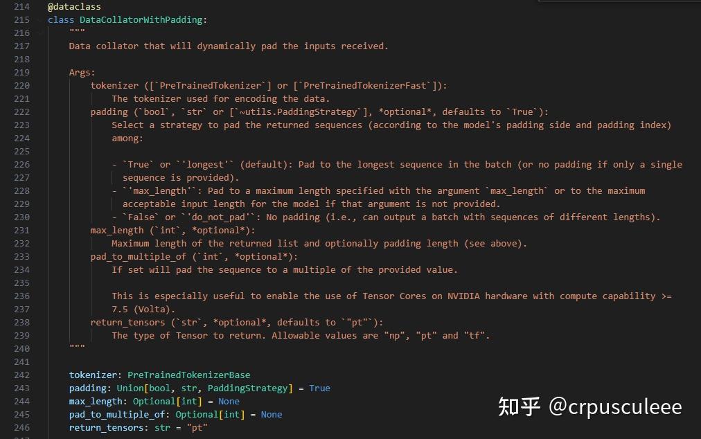 Transformers源码阅读：transformers data_collator小记 - 知乎
