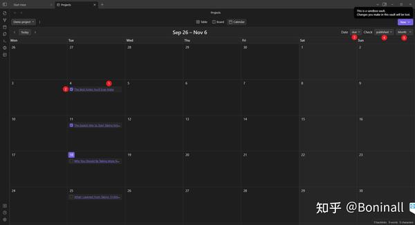Obsidian 插件之 Obsidian Projects - 知乎