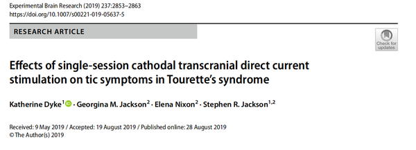 单次tDCS阴极干预，治疗抽动症效果评估 - 知乎