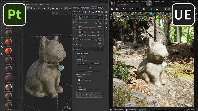 虚幻 UE5 python - Substance 3D Painter 同步插件使用及开发指南 - 知乎