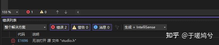 Day1 Visual Studio无法打开源文件“stdio.h“问题 - 知乎