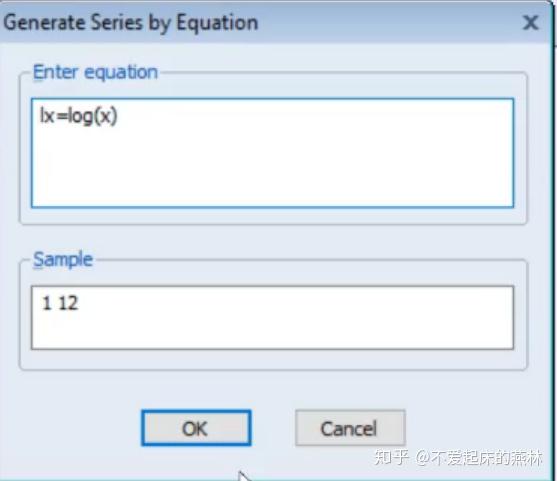 Eviews基础操作及OLS回归 - 知乎