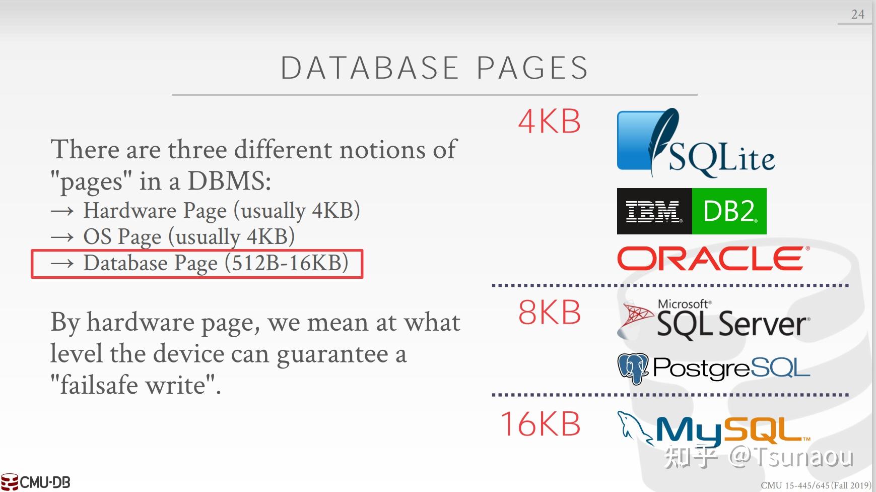CMU-15-445 Intro to Database Systems 学习笔记 - 知乎