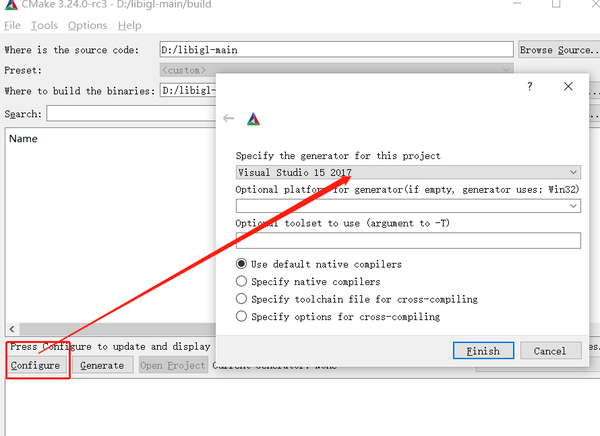 Libigl几何处理：Windows中用CMake与vs2017 编译Libilg源码 - 知乎