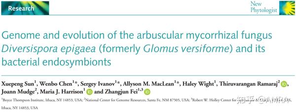 目前最全的丛枝菌根真菌基因组（8个菌种） - 知乎