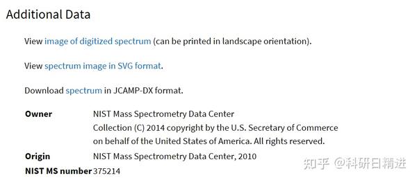 如何使用NIST数据库检索代谢物？ - 知乎