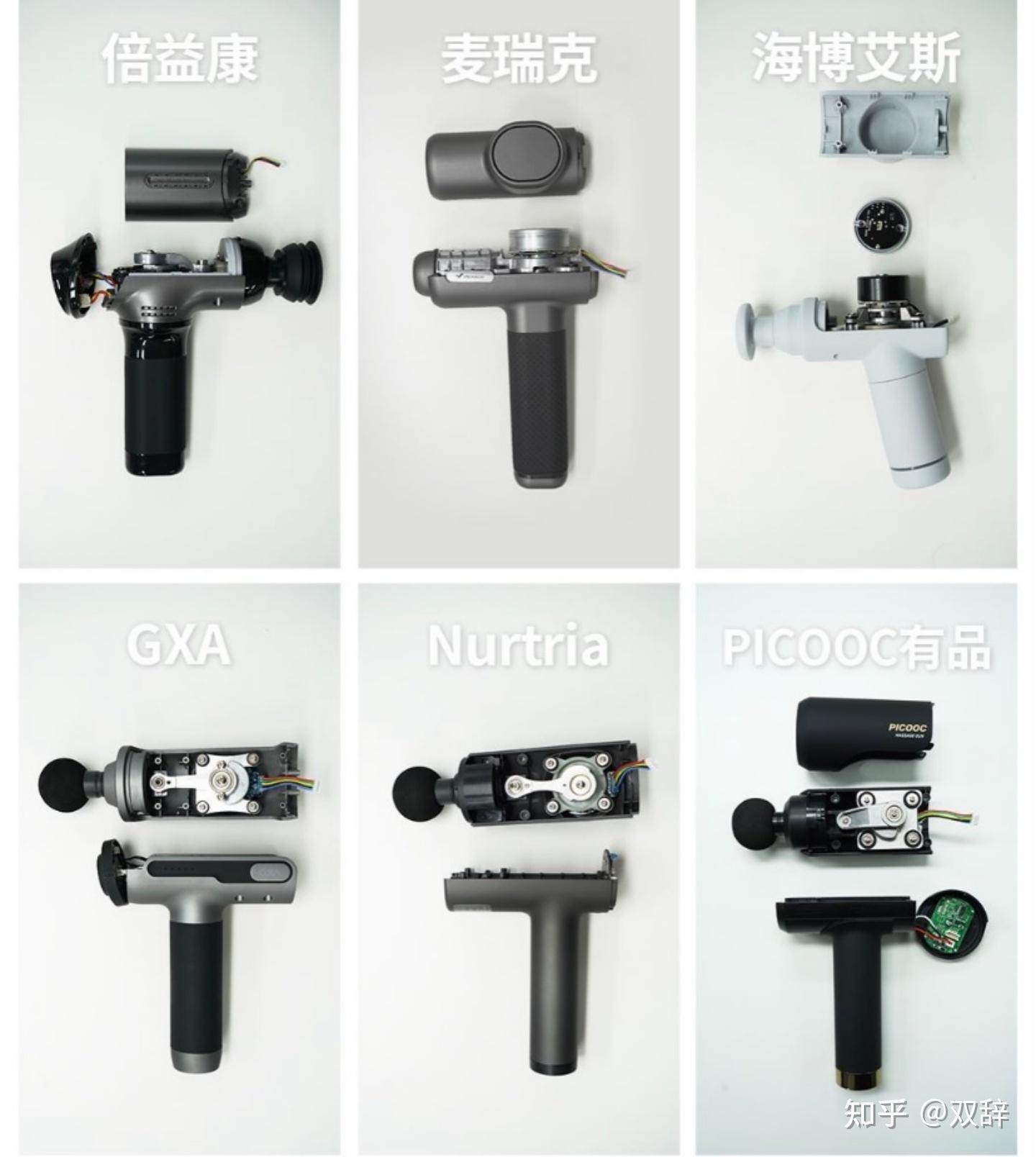 拒绝云测评！拆机六款筋膜枪，麦瑞克、有品、倍益康、GXA、Hyperice、纽崔亚，看哪款是真正的高性价比之选？