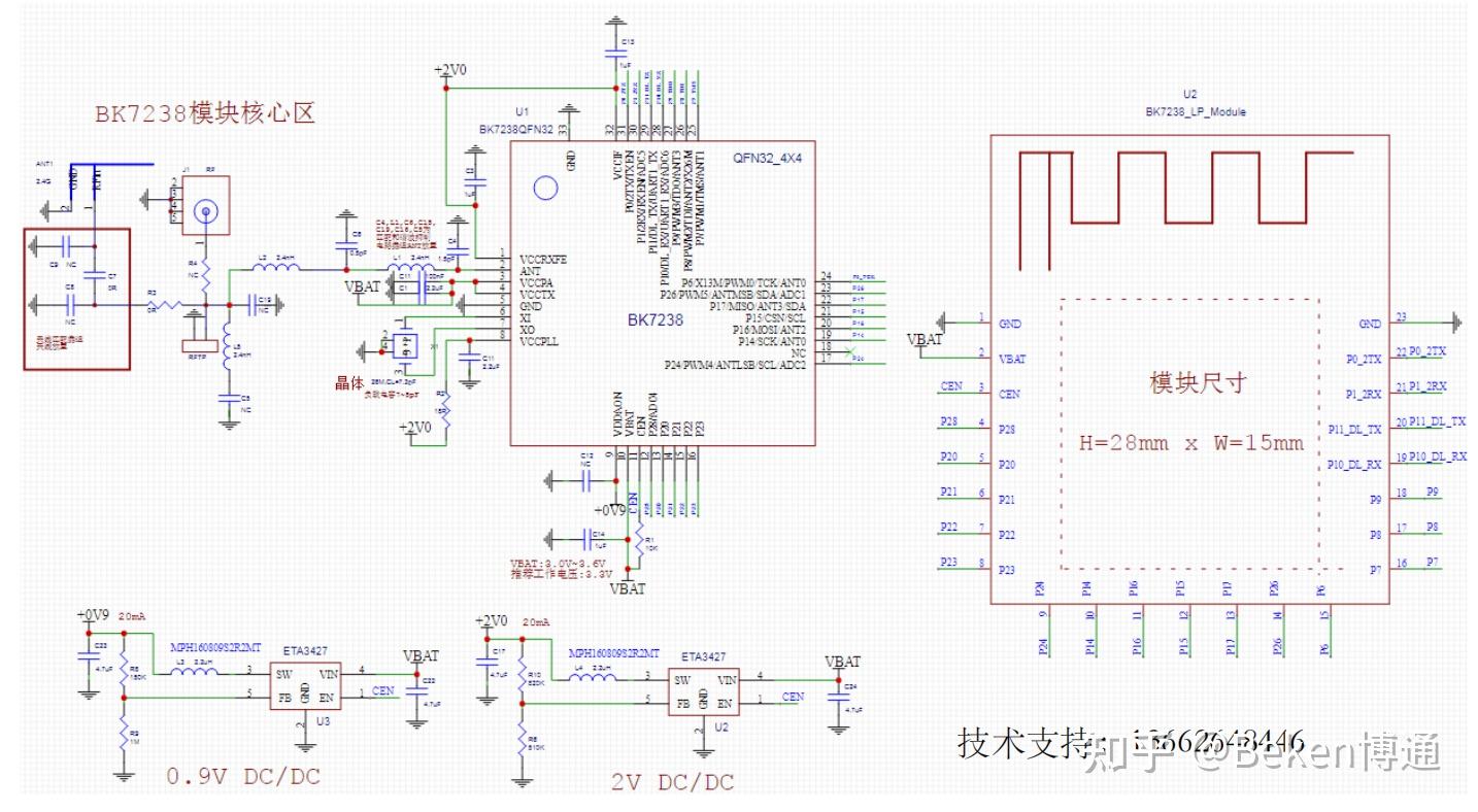 BK7238，上海博通Wi-Fi-RF低功耗单芯片，带ble5.2资料参数及应用介绍 - 知乎