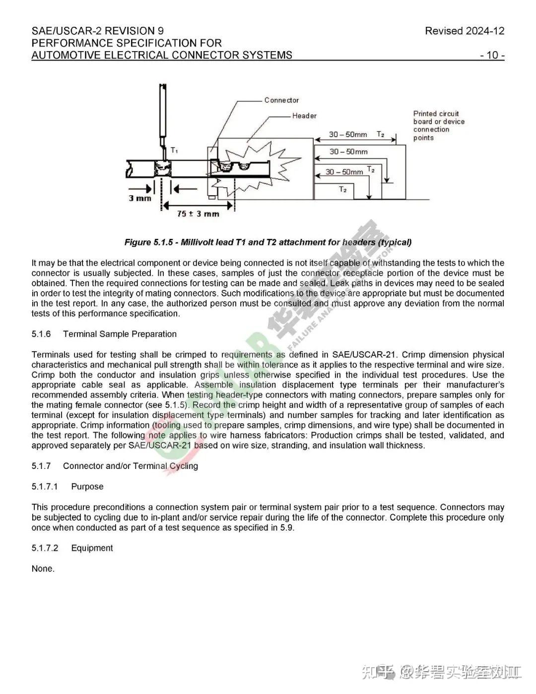 每个连接器人都知道的美标USCAR-2测试,USCAR-2 REBISION 9 2024年12月最新版 - 知乎