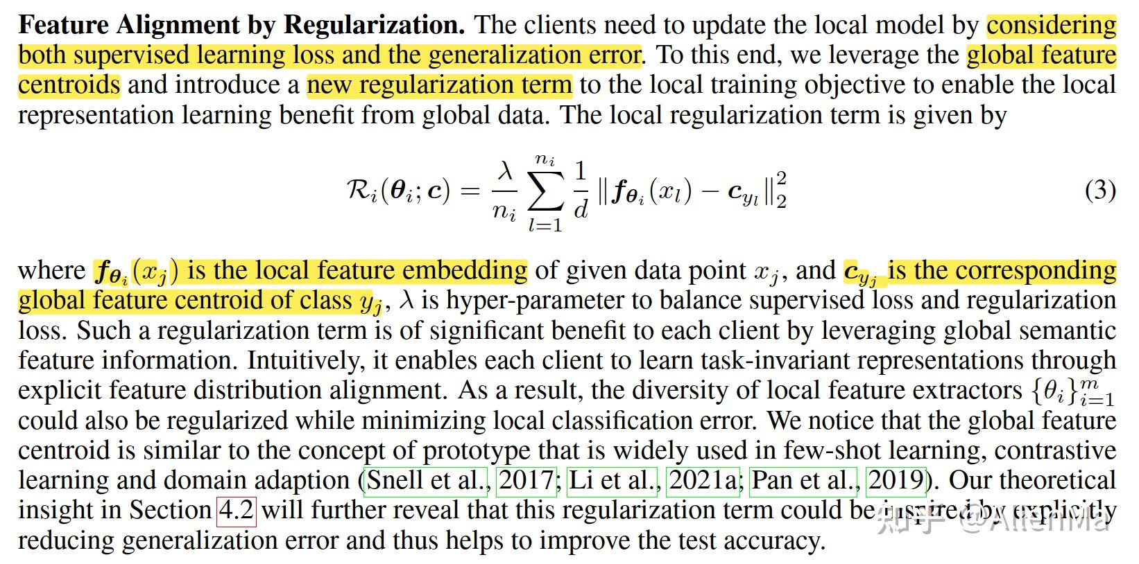 论文笔记--PERSONALIZED FEDERATED LEARNING WITH FEATURE ALIGNMENT AND CLASSIFIER COLLABORATION - 知乎