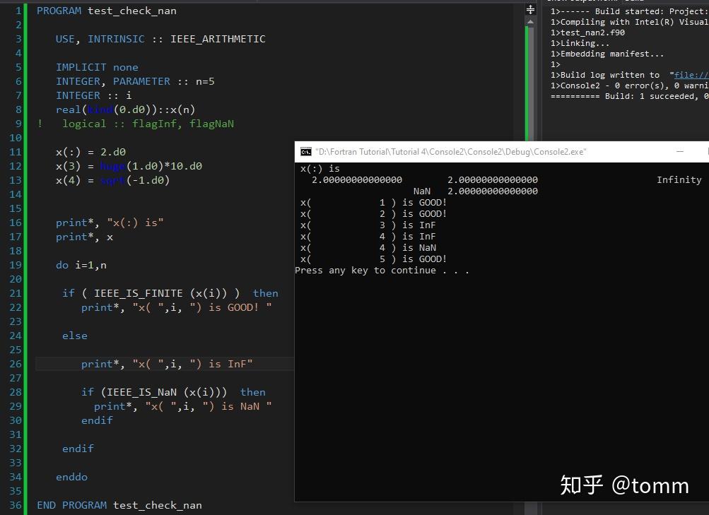 Fortran-当NaN或者Infinity出现时的处理方法 - 知乎