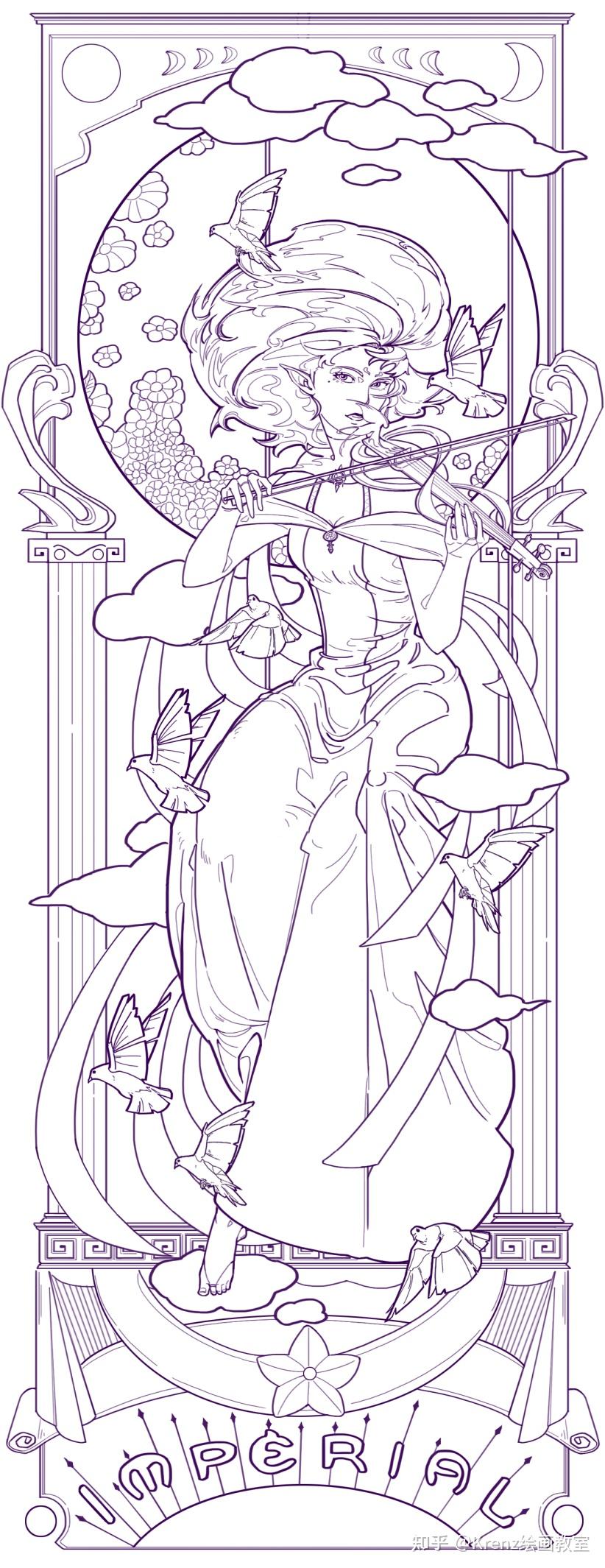 Krenz绘画教室【优秀作业心得】动态与构成-0100 - 知乎