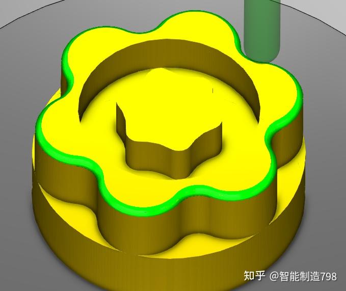 FANUC数控铣床编程实例31 G10改刀补-球头刀连续轮廓倒圆角宏程序 - 知乎