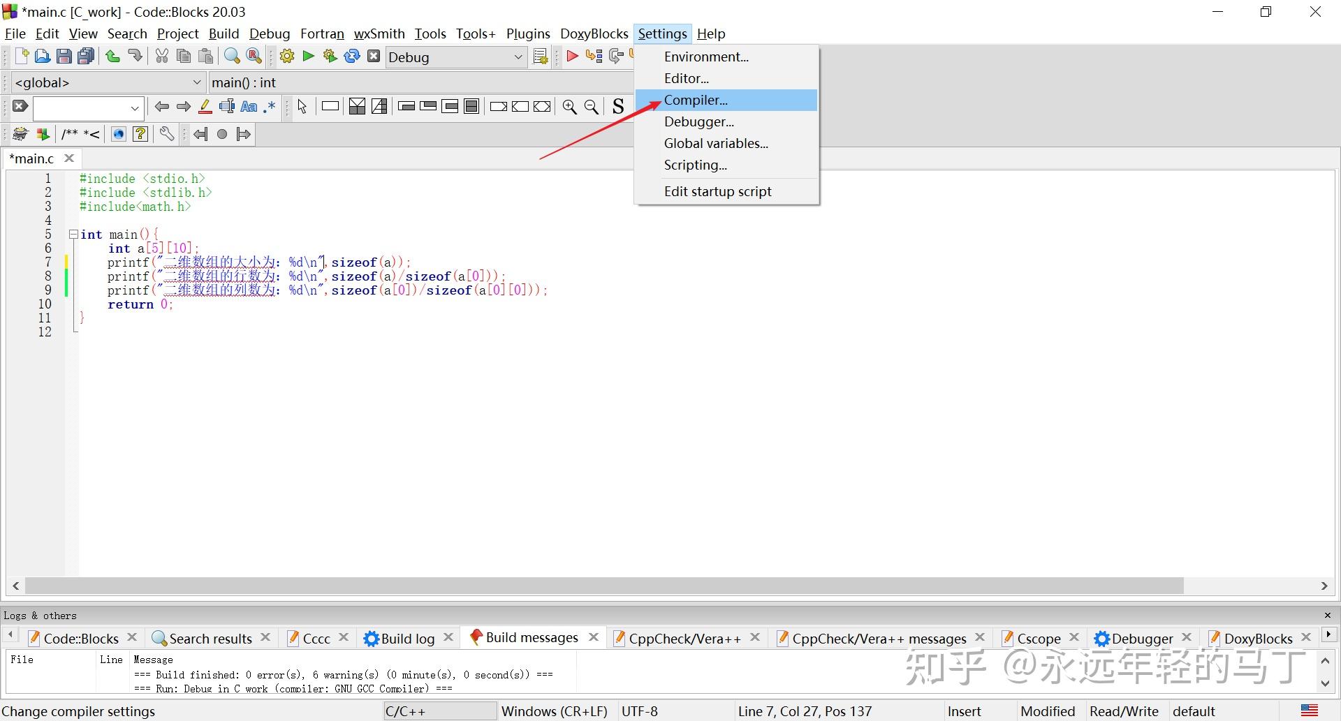 Codeblocks中文字符乱码解决方法 - 知乎