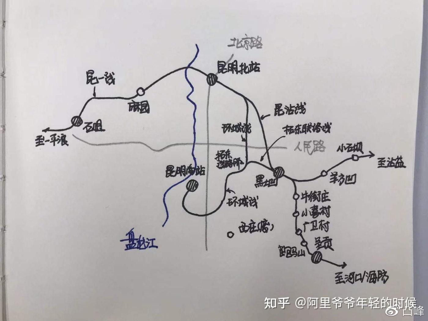 滇越铁路 （7）昆明城铁路变迁 知乎