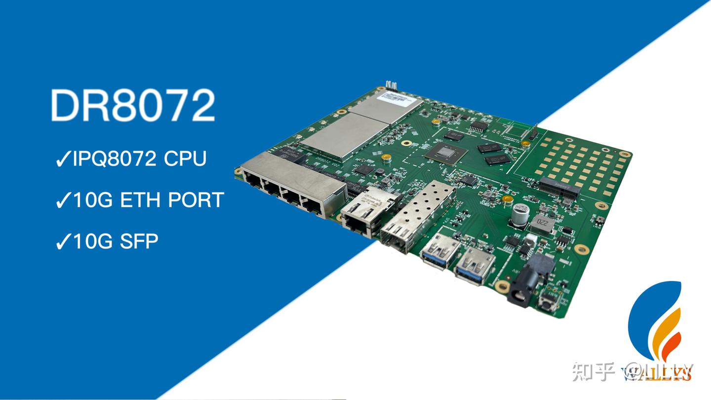 IPQ8072|XGS-PON|Dual Band 10GbE Wifi6 Industrial SBC DR8072V01 - 知乎