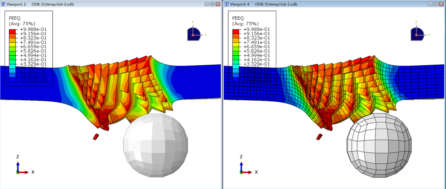 Abaqus实例教学2-Failure Model - 知乎