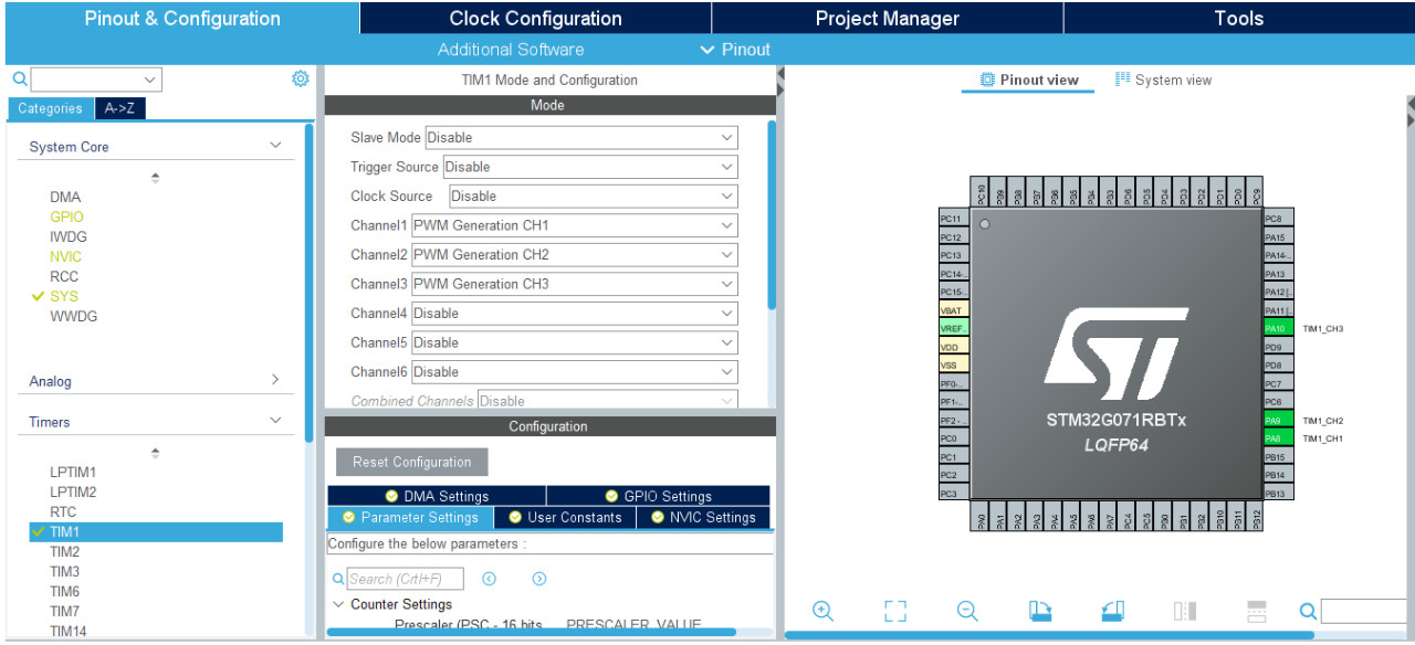 STM32G0板卡试用 | NUCLEO-G071RB板之PWM调光实验 - 知乎