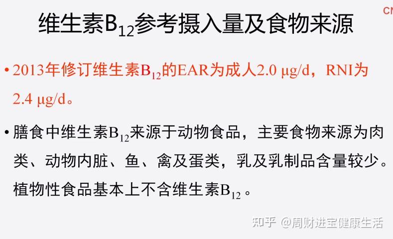 第七课维生素7 6:维生素b12和维生素c 知乎