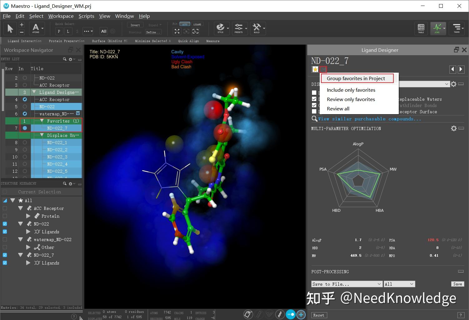 Schrödinger教程 | WaterMap-Guided Lead Optimization with the Ligand ...