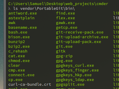 一款运行于windows上的linux命令神器-Cmder（已经爱不释手） - 知乎