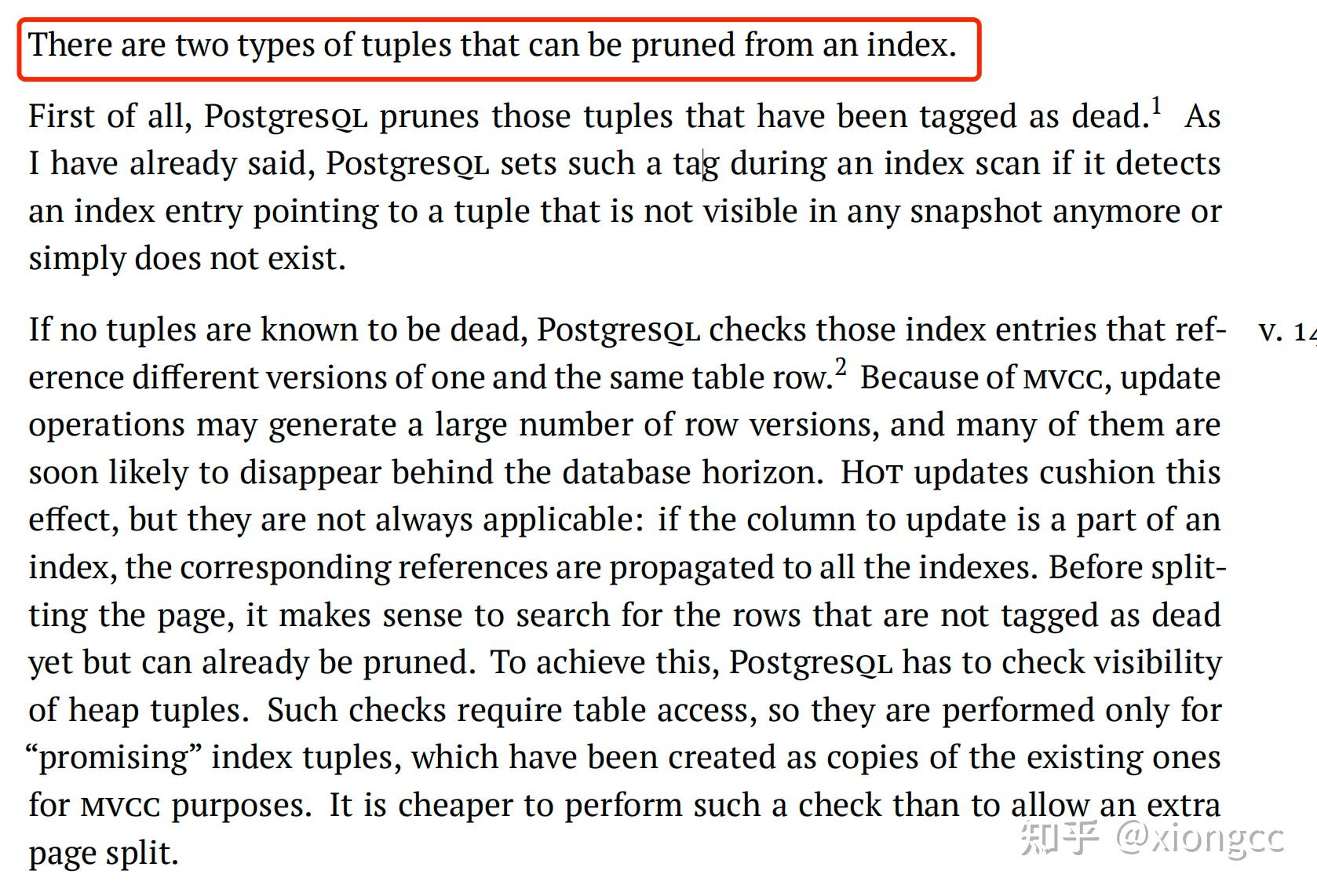 聊聊PostgreSQL 14 internal这本书 - 知乎
