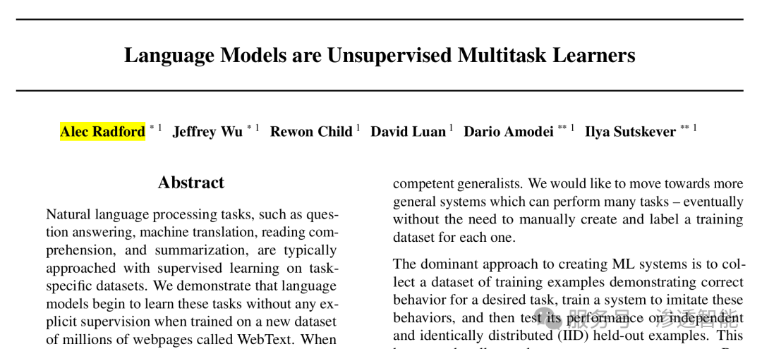 OpenAI元老级研究员Alec Radford离职 曾主导GPT-1、GPT-2研发 - 知乎