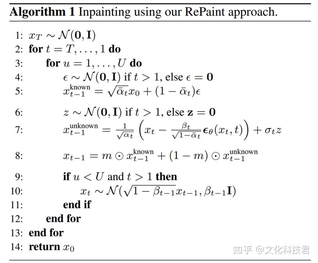 solve蒙版——RePaint，基于 DDPM修复方法 - 知乎