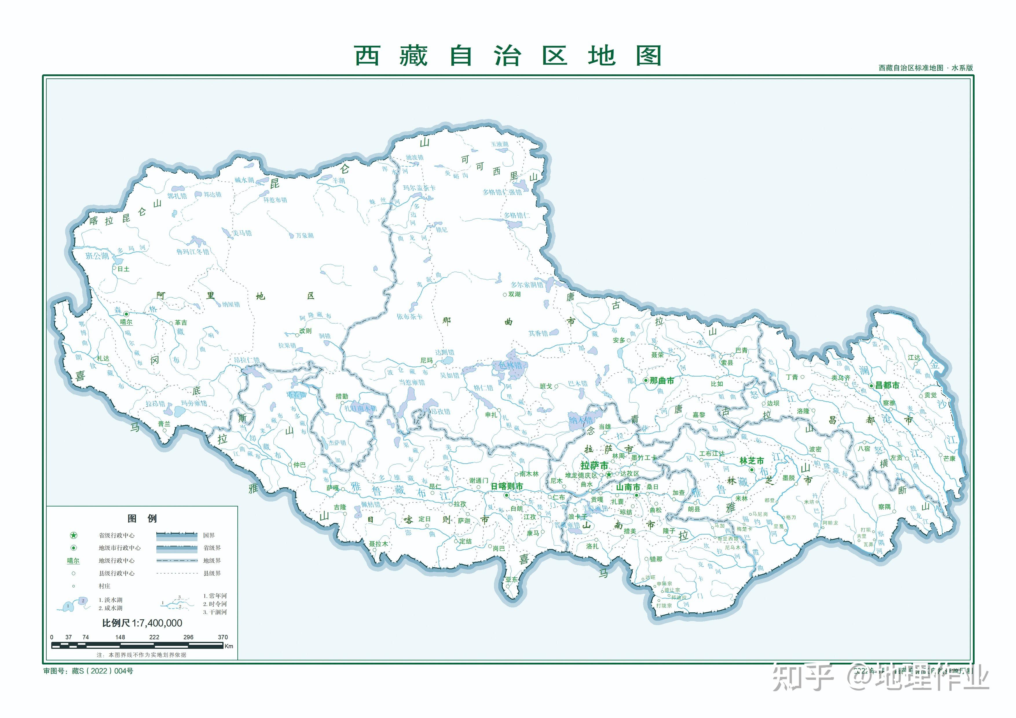 西藏自治区地图 - 知乎
