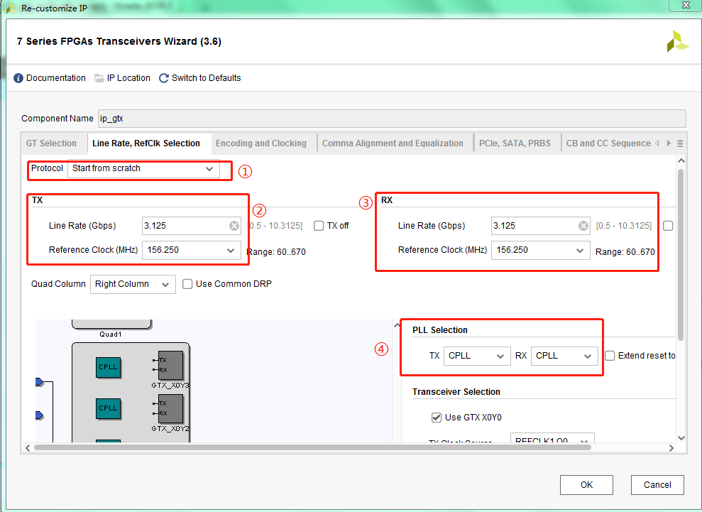 Xilinx FPGA平台GTX简易使用教程（四）GTX IP核配置教程 - 知乎